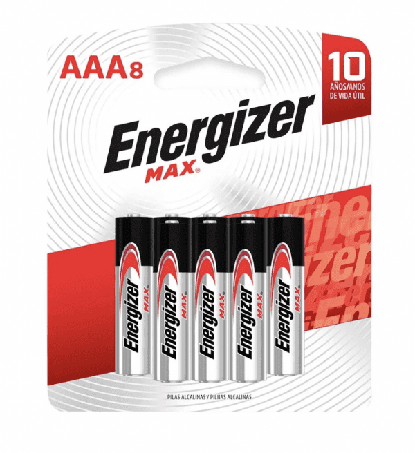 Pack De Pilas Energizer Max AAA – 8 Unidades – Tics & Tech