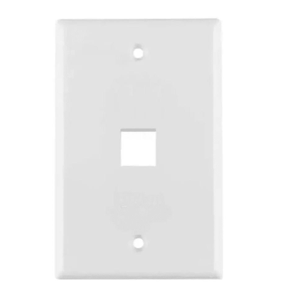 Face Plate RJ-45 un puesto – Tics & Tech